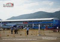 China Wind Proof Double Decker Tents With ABS And Glass Sidewall Stainless Profile for sale