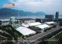 China 50m Width Aluminum Frame Outdoor Event Tents For Exhibition TUV CFM IFAI for sale