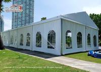 China Movable 6m To 10m Width Garden Party Tents With Glass Wall And Window for sale