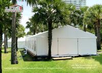 China Movable 6m To 10m Width Garden Party Tents With Glass Wall And Window for sale