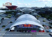 China Large Clear Span Aluminum And PVC Sport Event Tents Polygon Frame Structure for sale