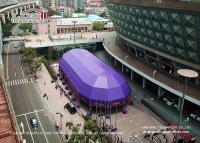 China Fire Proof Big Event Tents With Pvc Cover Wind Loading 100km/H for sale