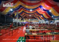 China 30x50m Movable Polygon Marquee Tent With Colorful Inner Decoration For Beer Festival for sale