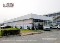 China Cube Structure Double Decker Tents For Car Exhibition With Thermo Roof for sale