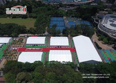 China 30m Width Outdoor Event Tents With Water Proof PVC Roof For Exhibition for sale