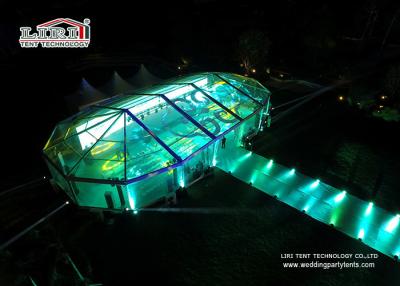China Transparent Multiside Outdoor Event Tents Clear Span Flame Retardant for sale