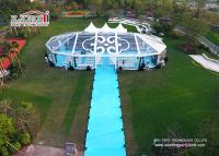 China Transparent Multiside Outdoor Event Tents Clear Span Flame Retardant for sale