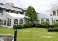 China 6m Clear Windows PVC Fabric Outdoor Party Tents Wind Resistance 90 Mph for sale