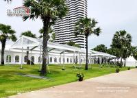 China 6m Clear Windows PVC Fabric Outdoor Party Tents Wind Resistance 90 Mph for sale