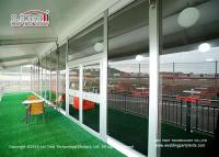 China Large Arcum Tent 15x40m With ABS Panel Around And Luxury Inner Decoration For F1 Event for sale