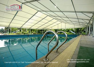 China Temporary Aluminum And PVC Structure Tent For Sports Court , Swimming Pool for sale