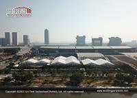 China White 50x100 Meter Exhibition Marquee Tent 5000 Square Meter Flame Retardant for sale