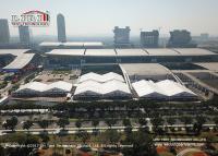 China White 50x100 Meter Exhibition Marquee Tent 5000 Square Meter Flame Retardant for sale