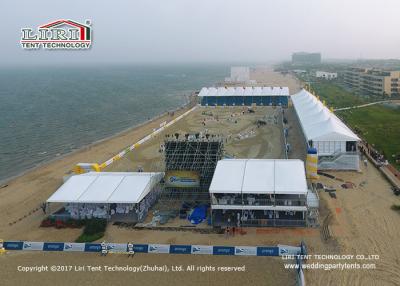 China A Shape And Double Decker Sport Event Tents With PVC And ABS Sidewall for sale