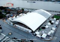 China UV Resistant PVC Polygon Tent  ,  Clear Span Big Exhibition Tent With Frame Structure for sale