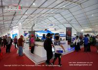 China 50x140m Large Exhibition Tents With White PVC Sidewalls For Airshow for sale