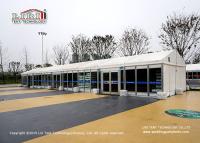 China Big Outdoor Marquees Wedding Event Tents With Clear Glass Wall Waterproof for sale