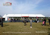 China Big Outdoor Marquees Wedding Event Tents With Clear Glass Wall Waterproof for sale