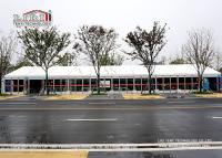 China Big Outdoor Marquees Wedding Event Tents With Clear Glass Wall Waterproof for sale