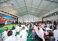 China Outdoor Event Party Marquee Tent  Double PVC - Coated Polyester Textile Fabric Cover for sale