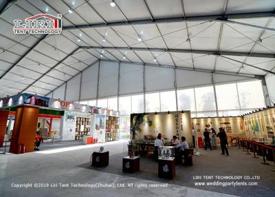 China 50M Wide Outdoor Event Tents Plain White PVC Roof Cover Durable for sale
