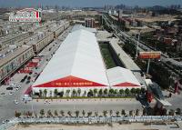 China 50M Wide Outdoor Event Tents Plain White PVC Roof Cover Durable for sale