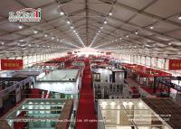China 50M Wide Outdoor Event Tents Plain White PVC Roof Cover Durable for sale