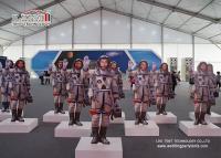 China 40M Wide Outdoor Event Tents Plain White PVC Roof Cover For Exhibition for sale