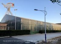 China 40M Wide Outdoor Exhibition Tents Camouflage PVC Roof Cover Multifunctional for sale