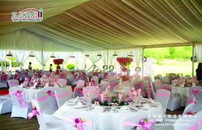 China Luxury Outdoor Wedding Tents With Aluminum Frame 20 Years Life Span for sale