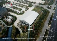 China High Security Arcum Sport Event Tents Hard Sidewall Double - Wing Glass Door for sale
