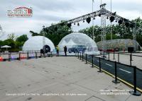 China Steel Frame Geodesic Dome Outdoor Event Tents 20m Diameter  For Trade Show for sale
