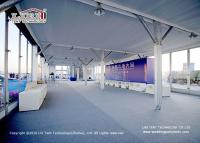 China Luxury Exhibition Reception Tent With Aluminum And PVC Double Decker  for sale