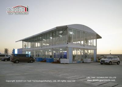 China 1000 People Arch Double Decker Marquee Tent With Glass For Sports Event for sale