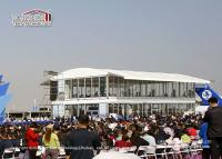 China 1000 People Arch Double Decker Marquee Tent With Glass For Sports Event for sale