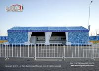China Customized Size Outdoor Event Tents Blue Camouflage Sidewall Airshow Event for sale