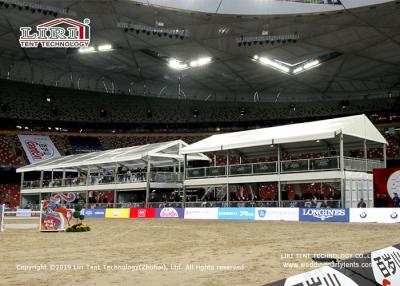 China Sport Venue Event Exhibition Double Decker Tents Clear Span Fireproof for sale