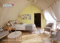 China Hard Pressed Aluminum Alloy Frame Luxury Glamping Tents  15 Years Life Span for sale