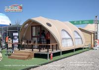 China Hard Pressed Aluminum Alloy Frame Luxury Glamping Tents  15 Years Life Span for sale