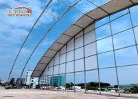 China 80M Outdoor Big Polygon Tent With Clear PVC Windows For Exhibitions / Fair for sale