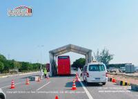 China Vehicle Security Checking Point Tent 10x15m For Epidemic Prevention Station for sale