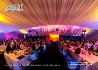 China Tear Resistant Luxury Outdoor Party Tents 20x50m With Aluminum Frame for sale