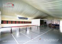 China High Safety 12m Wide Sport Event Tents Glass Hard Sidewall For Archery Range for sale