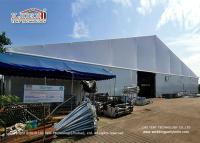 China 40m Large Sporting Event Tents With Hard Wall PVC Doors /  Industrial Outdoor Warehouse Tents for sale