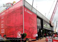 China Aluminum And PVC Double Decker Tents , Two Stories Cube Structure Tent For Exhibition for sale