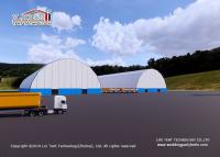 China Durable Warehouse Storage Tent With PVC Cover Wind Load 100km/H for sale