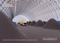 China Durable Warehouse Storage Tent With PVC Cover Wind Load 100km/H for sale