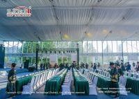 China Big 20mx35m Aluminum Outdoor Event Tents With Heat Insulation For Meeting for sale