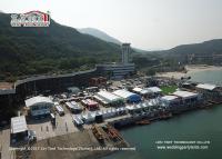 China High Security Sport Event Tents PVC Sidewall And ABS Wall For Yaching Race for sale