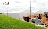 China 20x150m Temporary Large Marquee Tent With ABS Hard Wall Water Resistant for sale